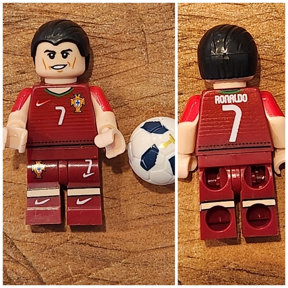 Toys | New Cristiano Ronaldo Minifigure Al Nassr Portugal Compatible ...